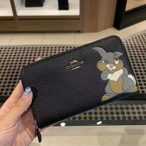 Coach | Bags | Coach Disney Thumper Zip Around Wallet | Poshmark
